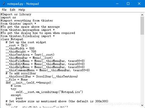 使用 Tkinter 制作记事本tk记事本 Csdn博客