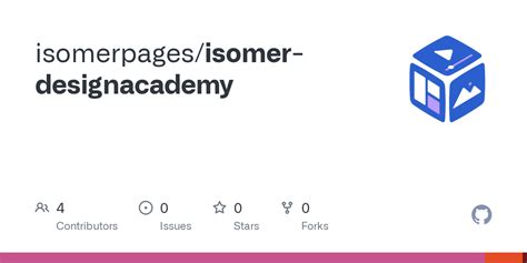 GitHub Isomerpages Isomer Designacademy