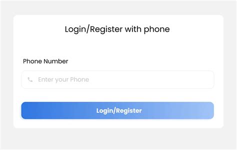 Registration And Login Account With A Phone Otp Verification Wordpress