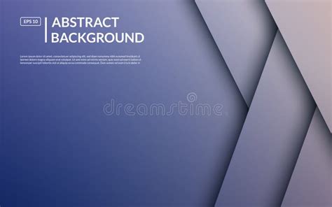 Modern Dynamic Abstract Blue Overlap Shape Shadow And Light Dimension Background Stock Vector