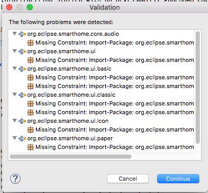 Can T Reinstall The Dev Environment IDE Build OpenHAB Community