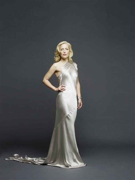 Gillian Anderson Photoshoot For Harpers Bazaar Uk December 2015 By