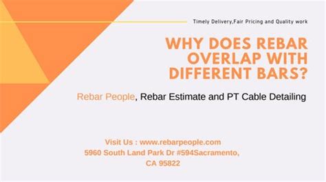 Why Does Rebar Overlap With Different Bars By Rebarpeople0 Issuu