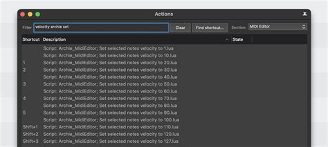 How To Set MIDI Velocity Shortcuts