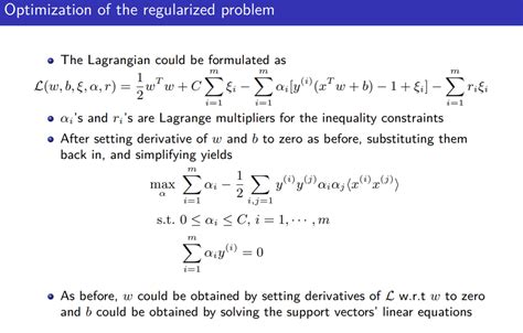 To Make The Algorithm Work For Linear Non Separable Chegg