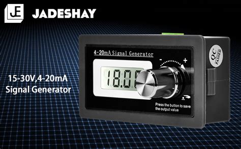 Jadeshay Current Loop Two Wire High Accuracy 4 20ma Current Loop Signal Generator Lcd