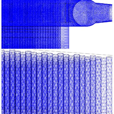 Detail Grids Of The Shell Side In Multi Tubular Fixed Bed Reactor Download Scientific Diagram