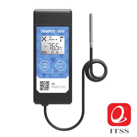 Bluetooth Ultra Low Temperature Data Logger With External RTD Probe TEMPSEN Model TEMPOD