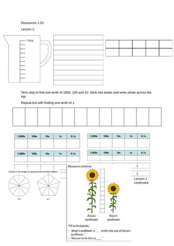 Ncetm Mathshub Teaching Slides And Worksheets Year 5 Unit 1 Decimal Fractions Teaching