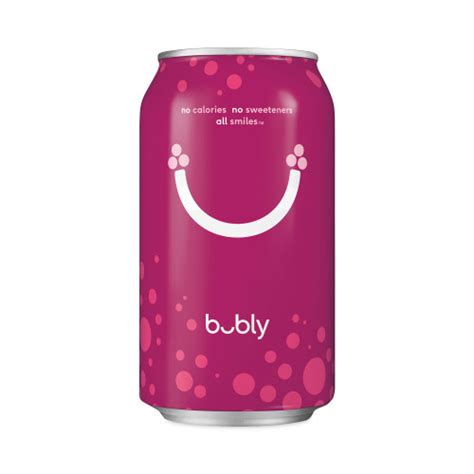 Bubly Flavored Sparkling Water Raspberry 12 Oz Can 8 Cans Pack 3