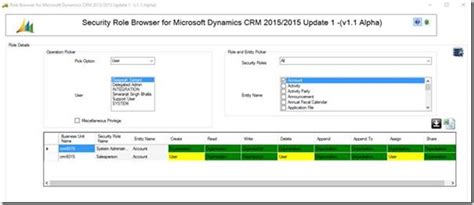 {new and improved utility announcement}security role browser for