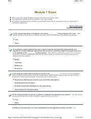 MOD EXAM Pdf DAU Page Of Module Exam Here Is Your Test Result The Dots Represent The