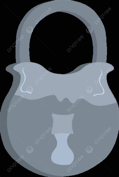 Old Lock Protection Shape Isolated Vector Protection Shape Isolated Png And Vector With