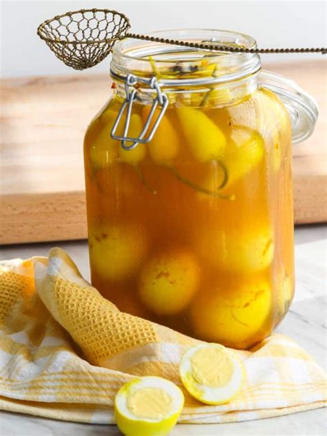 Tavern Bar Style Pickled Eggs Recipe Delicious Table