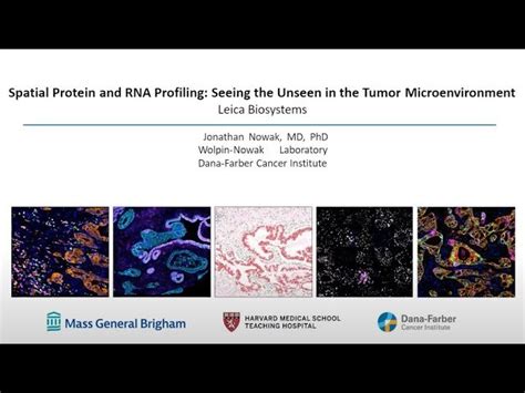 Free Video Spatial Protein And Rna Profiling Seeing The Unseen In