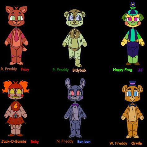 Fnaf Animatronics Fusions 2 By Alona103z On Deviantart