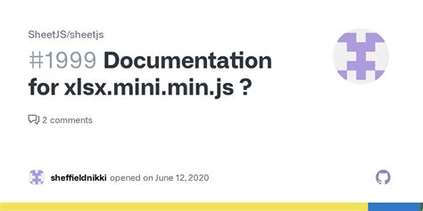 documentation for xlsx mini min js · issue 1999 · sheetjs sheetjs
