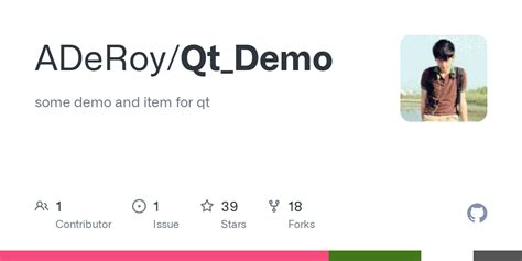 GitHub ADeRoy Qt Demo Some Demo And Item For Qt
