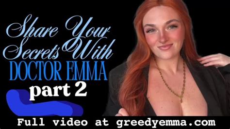 Share Your Secrets With Doctor Emma Part 2 Therapy Role Play