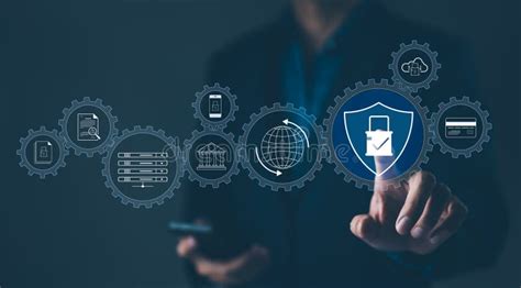 Cybersecurity Management And Data Protection Concept Showcasing A