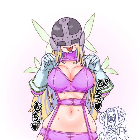 Angewomon And Fairimon Digimon And 1 More Drawn By Gerusyu Danbooru