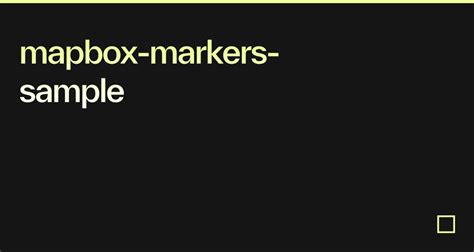 Types Mapbox Gl Examples CodeSandbox