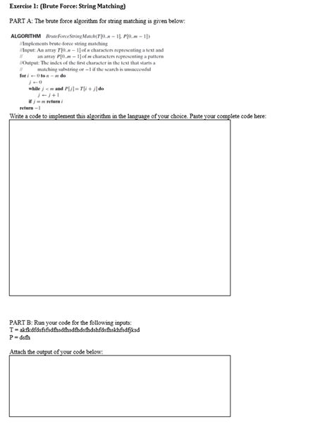 Solved Part B Run Your Code For The Following Inputs T
