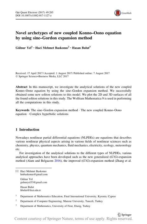 Novel Archetypes Of New Coupled Konno Oono Equation By Using Sine