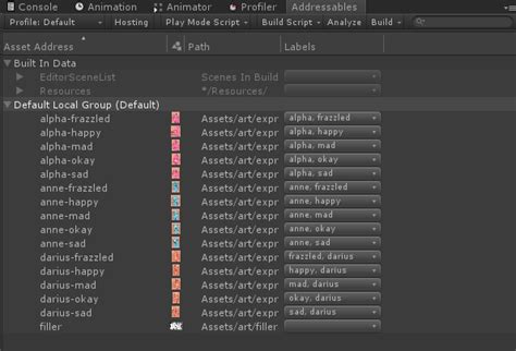 Setting Up Built In Assets For Builds Unity Engine Unity Discussions