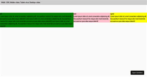 Layout Challenge Codesandbox