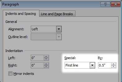 How To Set A First Line Indent In Word 2016 Raspacific