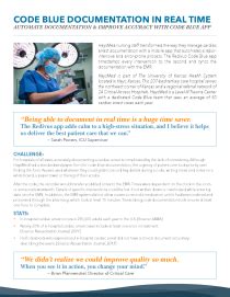 CODE BLUE DOCUMENTATION IN REAL TIME