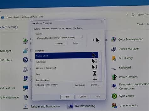 Mouse Pointer Size Microsoft Qanda