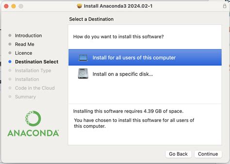 error while installing anaconda chosen path already exists stack