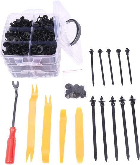 Amazonfr Phyles Rivet Clips Plastique 665 Pcs Clips Voiture