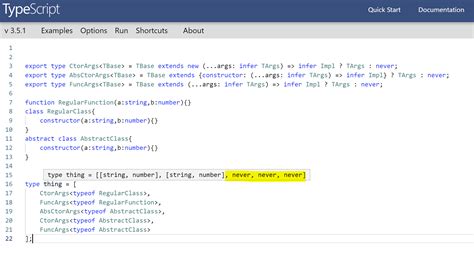 Infer Arguments For Abstract Class In Typescript Stack Overflow