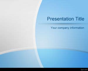 Curved Lines PowerPoint Template