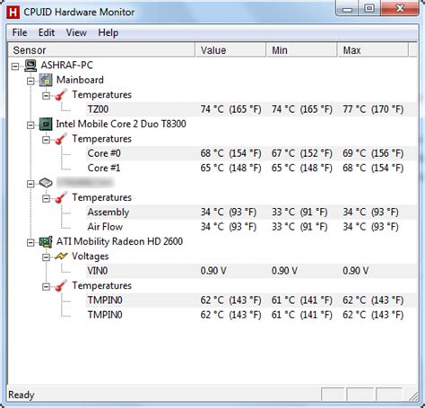 Monitor Computer Temperatures Voltages And Fan Speeds With Hwmonitor Dottech