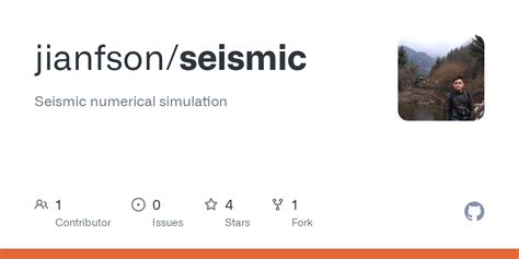 GitHub Jianfson Seismic Seismic Numerical Simulation