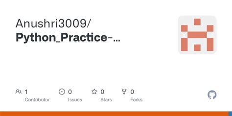 Anushri Bagaddeo On Linkedin Github Anushri3009pythonpractice