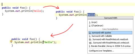 Whats Cool In Intellijidea Part Ii Live Templates Java Code Geeks