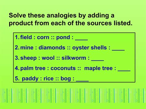 Analogies 1 Six Types Of Analogies Ppt