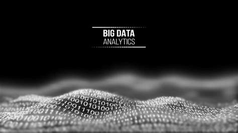 Premium Vector Big Data Analytics Black Technology Background Coding And Programming