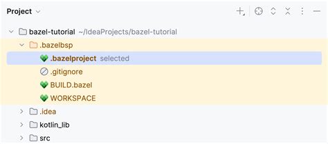 Tutorial Get Started With Bazel Intellij Idea Documentation
