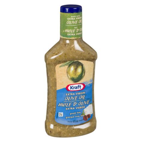 Kraft Greek Feta With Extra Virgin Olive Oil Salad Dressing At Elmer