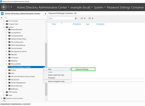 A Fine Grained Password Policy Example Marius Ene