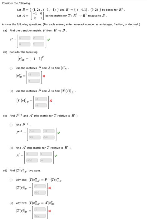 solved consider the following let b { 1 2 1 1 } ﻿and