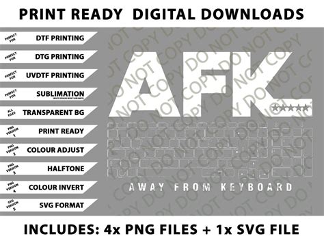 Programmer Coder Coding Afk Away From Keyboard Gamer Png Bundle Svg