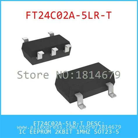무료 배송 5 개몫 Ft24c02a 5lr T Ic Eeprom 2 Kbit 1 백만헤르쯔 Sot23 5 24c02 Ft24c02eepromeeprom