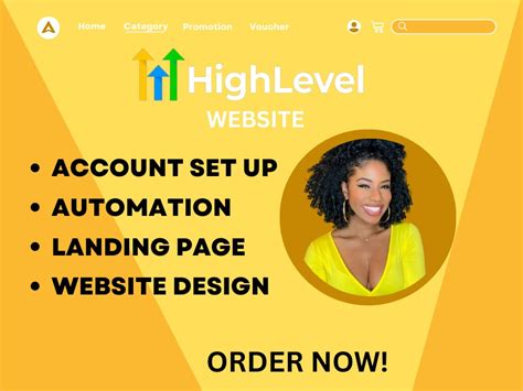 Responsive Landing Page With GoHighLevel GHL Automation And Account Expert Upwork